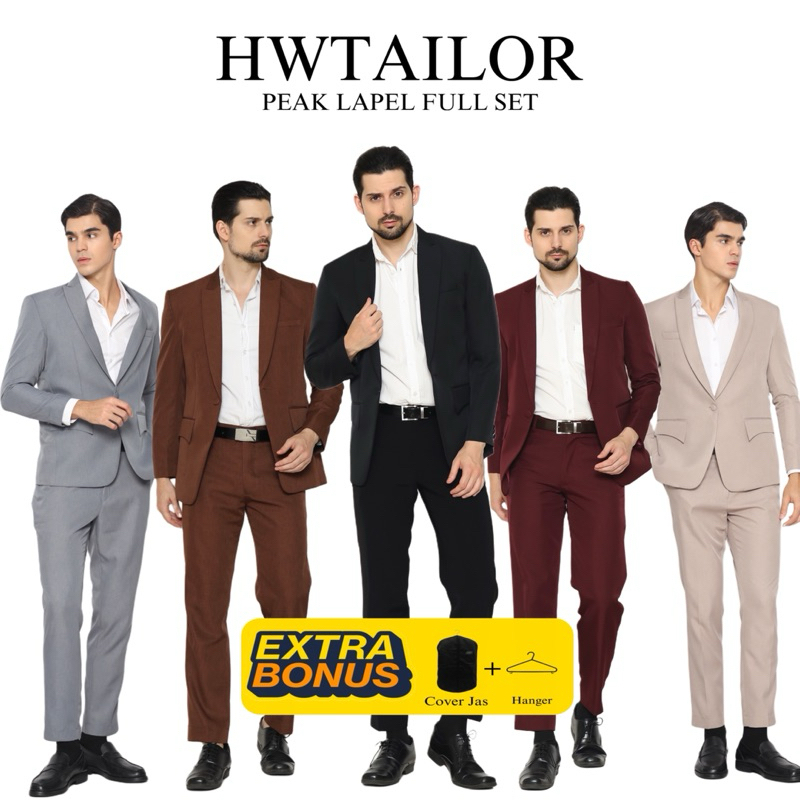 Jual HW TAILOR JAS DOFF (BONUS COVER JAS & HANGER) FULL SET JAS PRIA ...