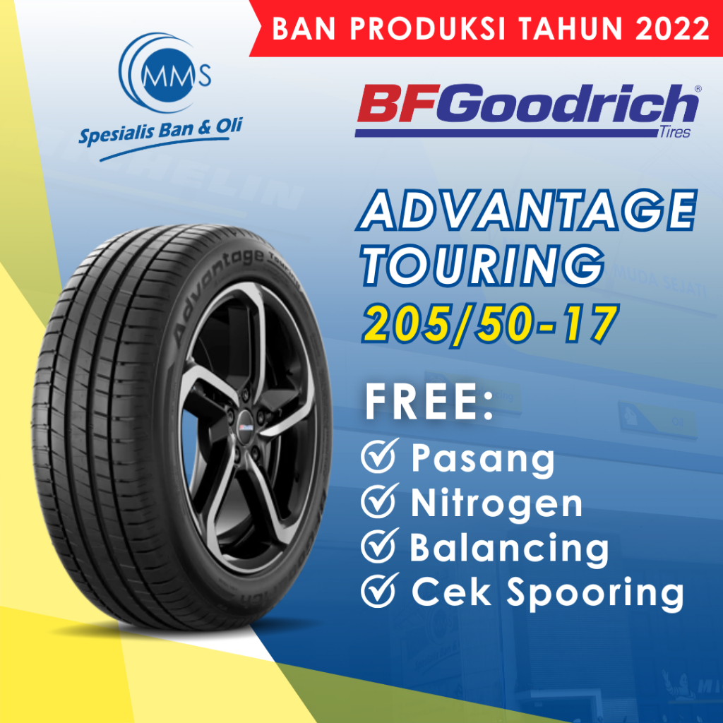 Jual Ban Mobil 205/50 Ring 17 93V XL BFGOODRICH ADVANTAGE TOURING ...