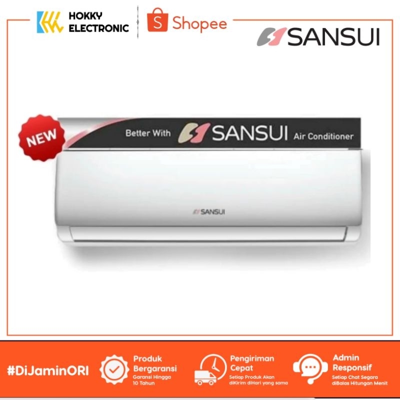 Jual Sansui SA-L09S2 L09S2 Ac Split 1 Pk Double Gold Fin R32 | Air ...