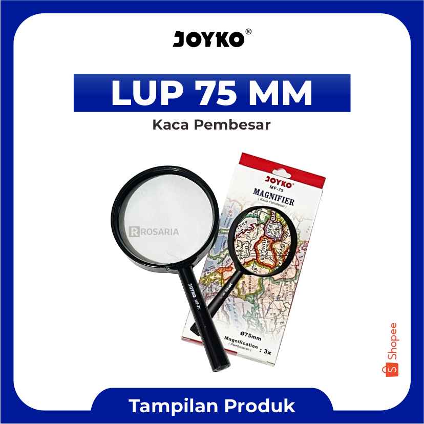 Jual LUP JOYKO MF-75 MM Kaca Pembesar Magnifier Glass | Shopee Indonesia