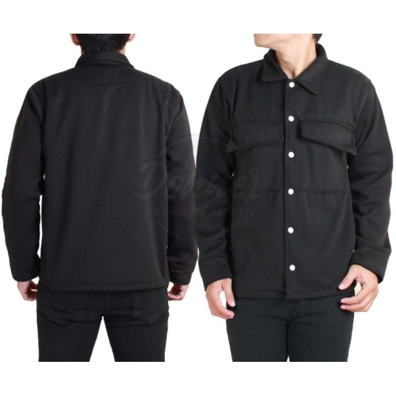 Jual Shasket Jaket Jaket Pria Catton Flece tebal Unisex Jaket Pria Dan ...