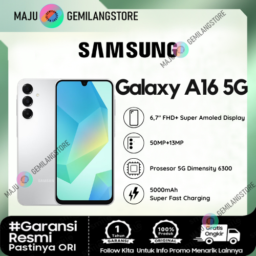 Jual Samsung Galaxy A16 5G 8/256 Layar FHD+ Super Amoled | Shopee Indonesia