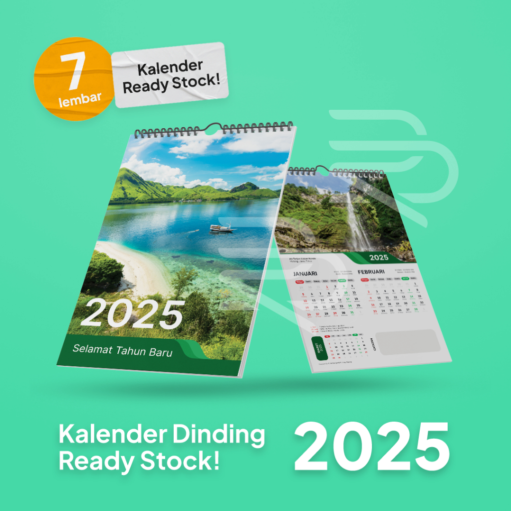 Jual Kalender 2025 Dinding 7 Lembar - Kalender Dinding 2025 - Kalender ...