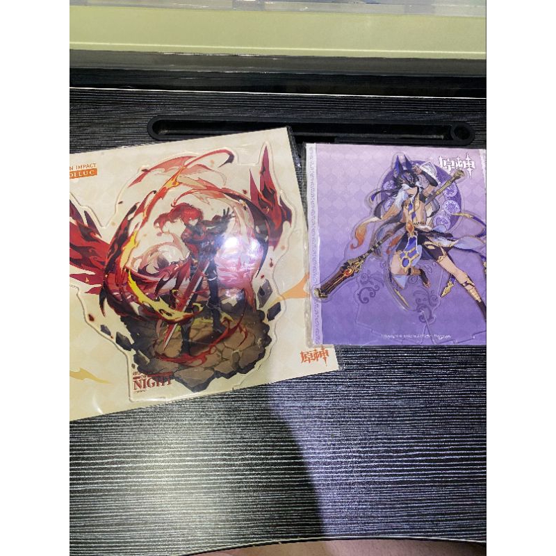 Jual SET MISB DILUC RED KNIGHT AND BIB CYNO ACRYLIC STANDEE AKRILIK ...