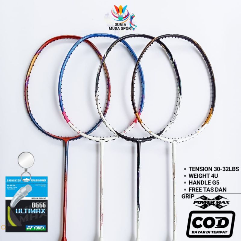 Jual RAKET BADMINTON MURAH BERKUALITAS BONUS TAS DAN GRIP | Shopee ...