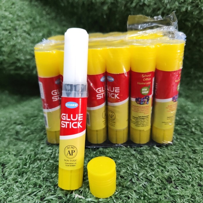 Jual [24 Lem] Glue STICK / Lem Stick KUNING - STARK - 10 gram | Shopee ...