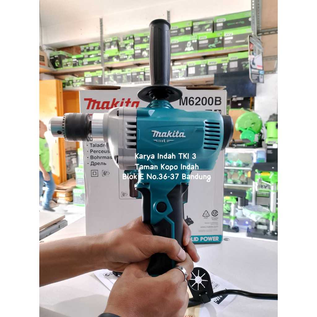 Jual Mesin Bor Tangan Listrik Makita M6200B 13mm 1/2 Inch Hand Drill ...