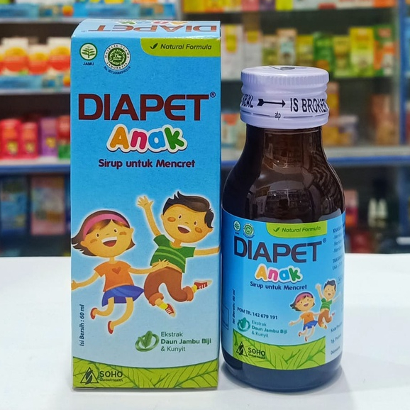 Jual Diapet Anak 𝐒𝐢𝐫𝐮𝐩 𝟔𝟎𝐌𝐋 - Meredakan Diare/Mencret | Shopee Indonesia