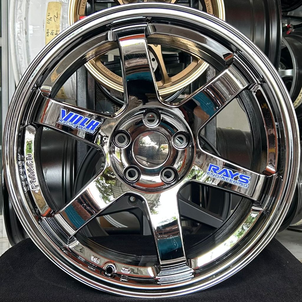 Jual VELG MOBIL RING 18 - VELG VOLK RAYS TE37 R18X8,5 PCD 5X114.3 ET 22 WARNA BLACK CHROME ...