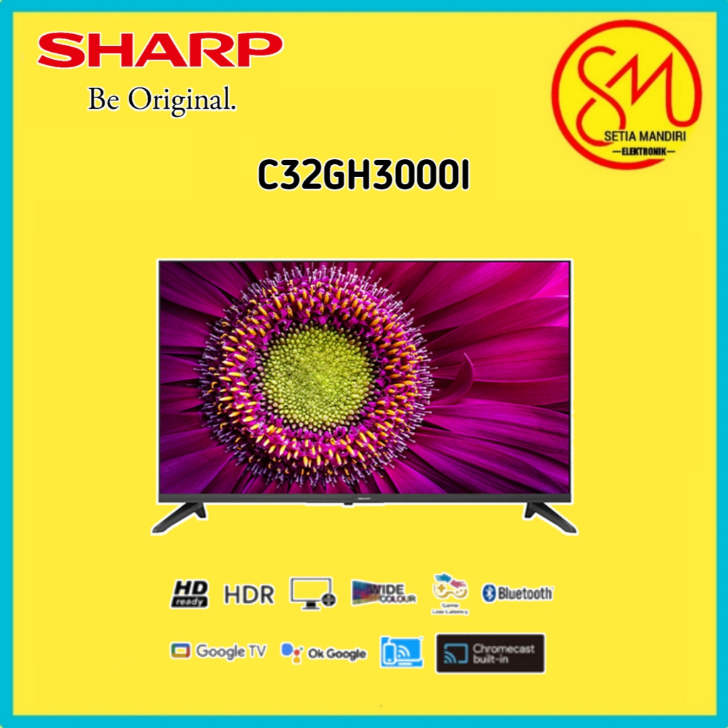 Jual Ready [KARGO] SHARP Smart Google TV LED 32 Inch HD-Ready Digital DVB-T2 Chromecast 2T ...