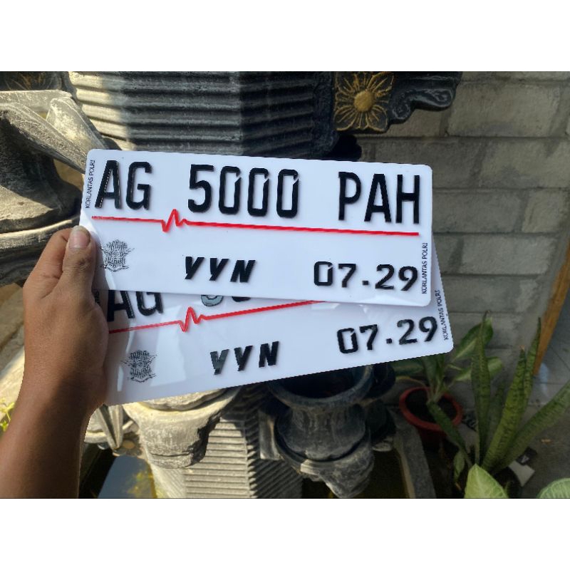Jual Papan nomor motor AKRILIK ANGKA TIMBUL BAUT TANAM | Shopee Indonesia