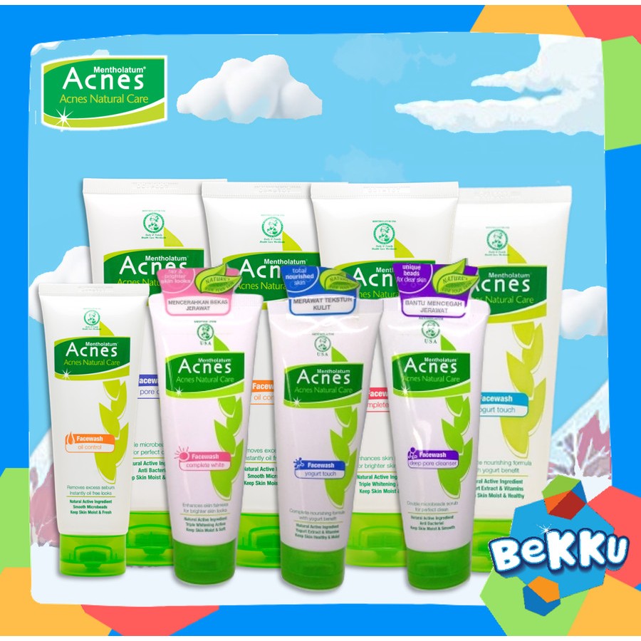 Jual Acnes Face Wash 50ml & 100ml / Sabun Wajah Kulit Berjerawat ...