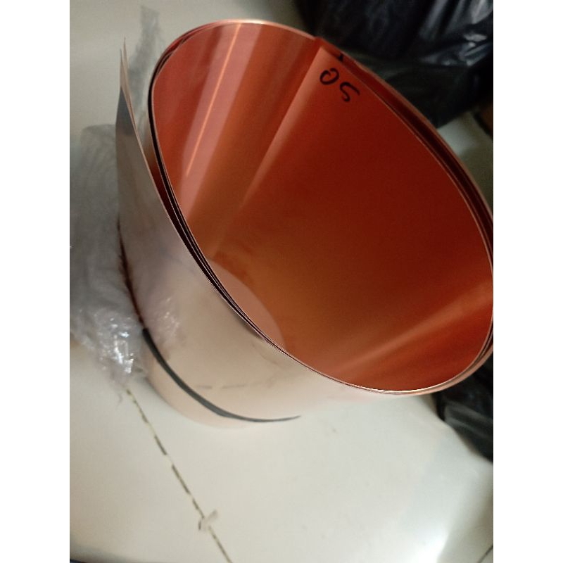 Jual Plat Tembaga Murni Tebal 0,5mm x 150mm x 1200mm Tembaga Murni ...