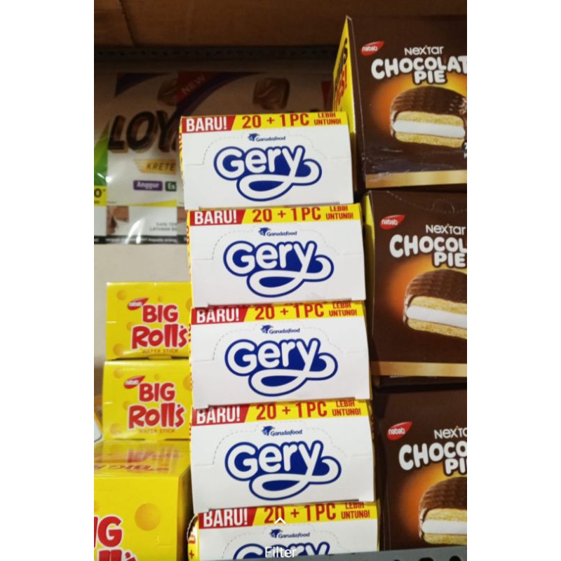 Jual GERY SALUT WAFER ROLL 1 BOX ISI 20 PCS | Shopee Indonesia