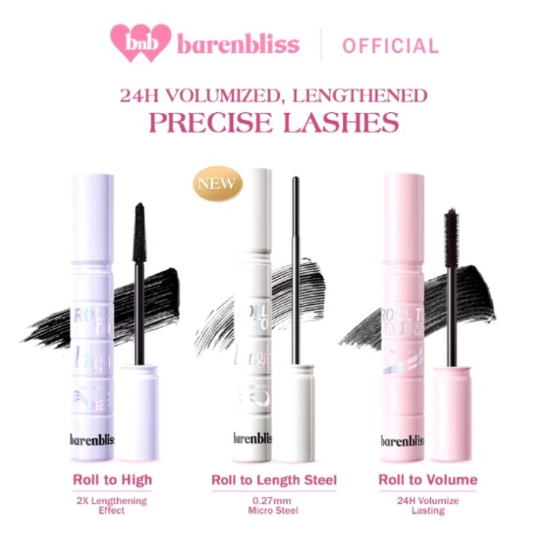 Jual BarenBliss Roll to Volume & High Mascara | Shopee Indonesia