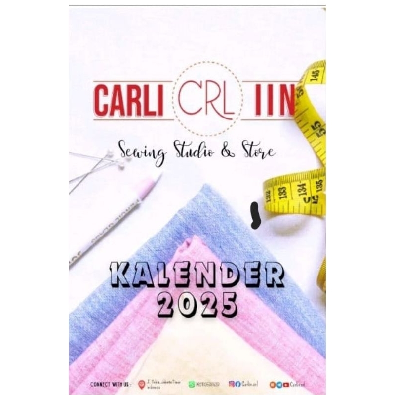 Jual Kalender 2025 dinding gantung lengkap tanggalan hijariah dan ...