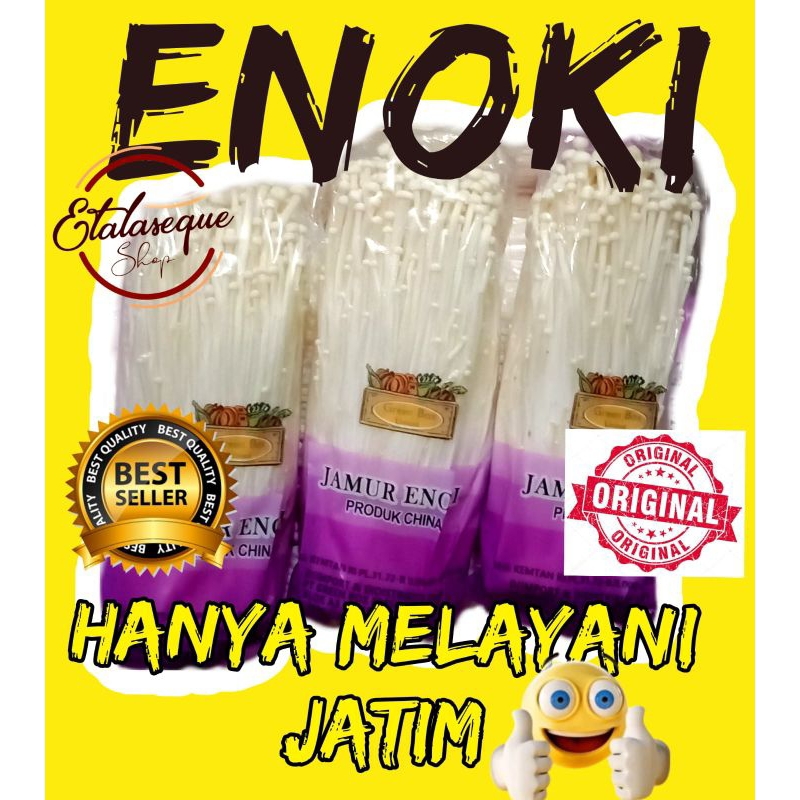Jual JAMUR ENOKI FRESH 1 PACK | Shopee Indonesia