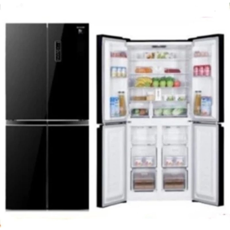 Jual Kulkas Sharp SJ-IF51PG-BK 4 Pintu Multidoor SJ-IF51PG Inverter Compressor | Shopee Indonesia