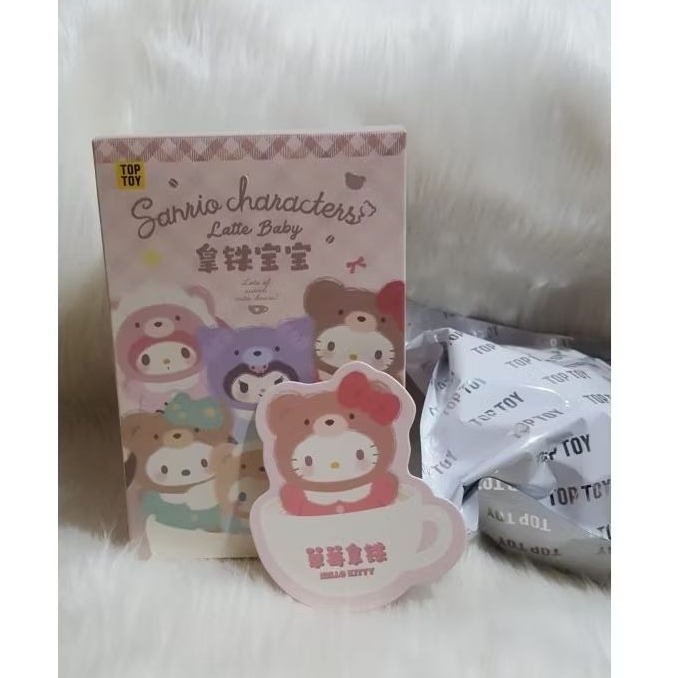Jual Top Toy Sanrio Characters Latte Baby Vinyl plush - Hello Kitty ...
