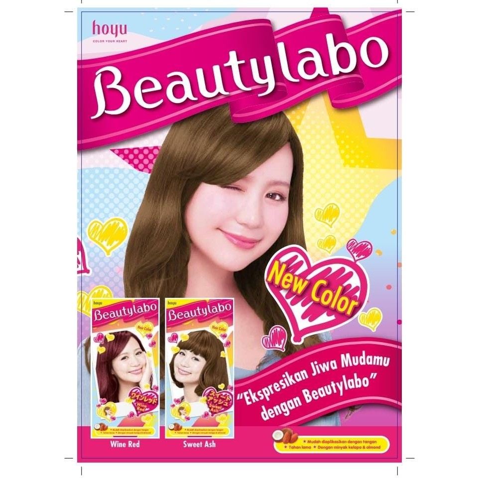 Jual BEAUTYLABO Japan Hair Color/Beauty Labo Pewarna Rambut Bubble ORI ...