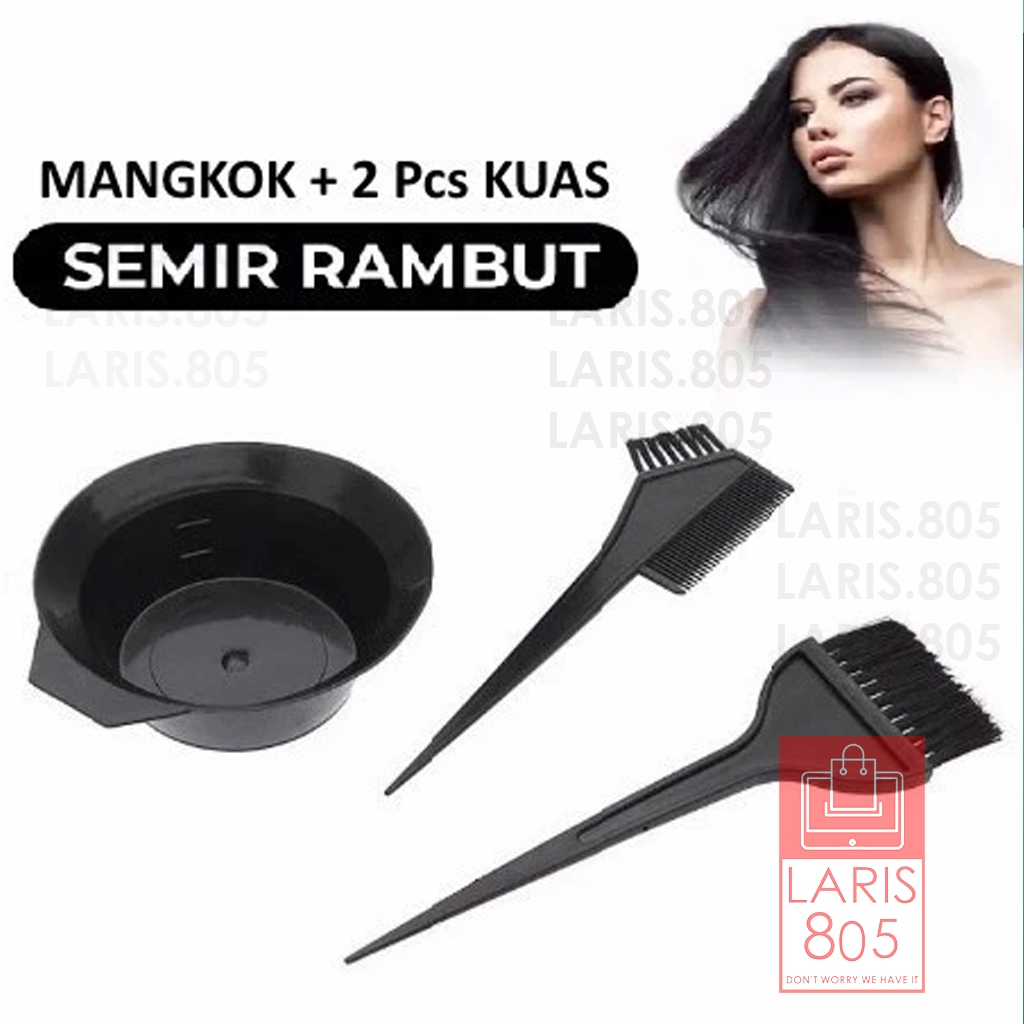 Jual Tempat Peralatan Cat Warna Alat Semir Lengkap 3in1/ Set Semir ...