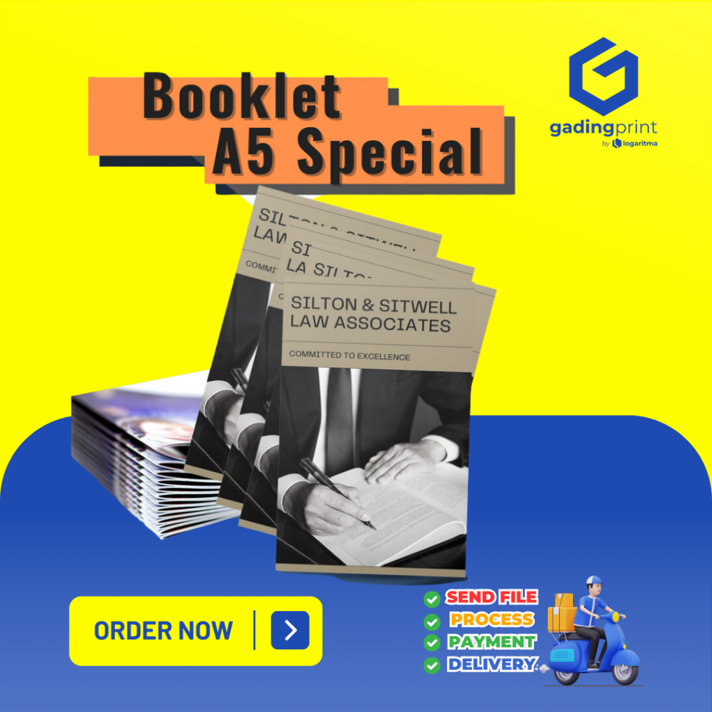 Jual Cetak Booklet A5 Premium - Art Paper & Art Carton | Stapler Tengah ...