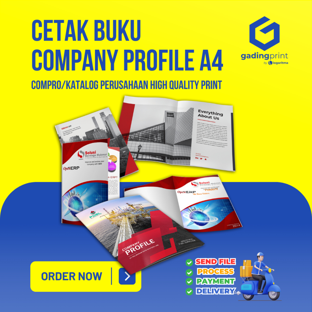 Jual Cetak Buku Company Profile A4 - Compro/Katalog Perusahaan | High ...