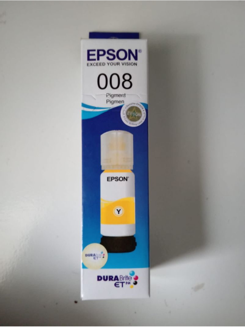 Jual Tinta Epson 008 Original ( 1Set 4pcs) Warna Bk m y c For untuk ...