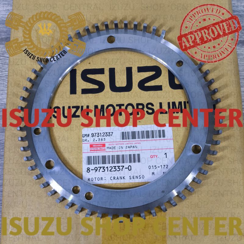 Jual ROTOR SENSOR CRANKSHAFT CKP KRUK AS ISUZU DMAX MUX dan NLR85 ...