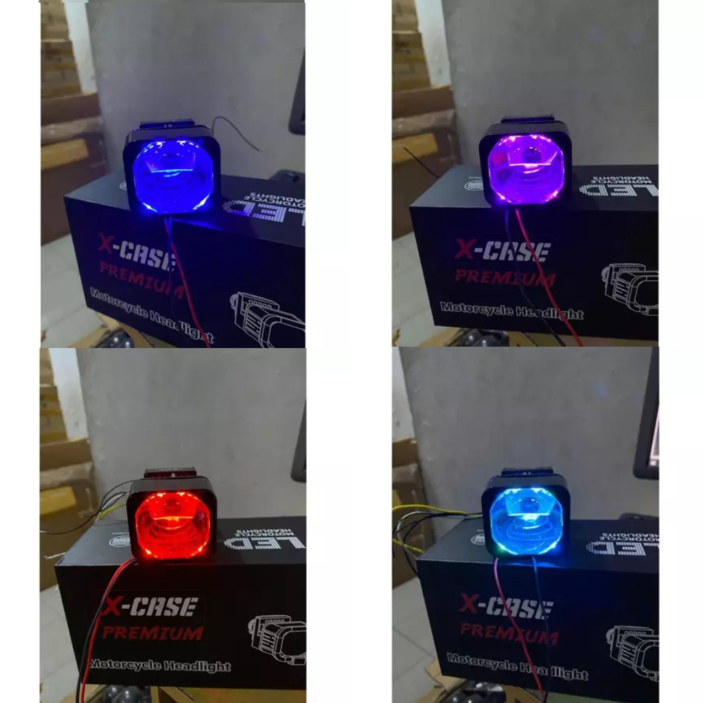 Jual X-Case Biled Matrix X1 Biled Plus devil jauh dekat 40watt 1.5 Inch ...