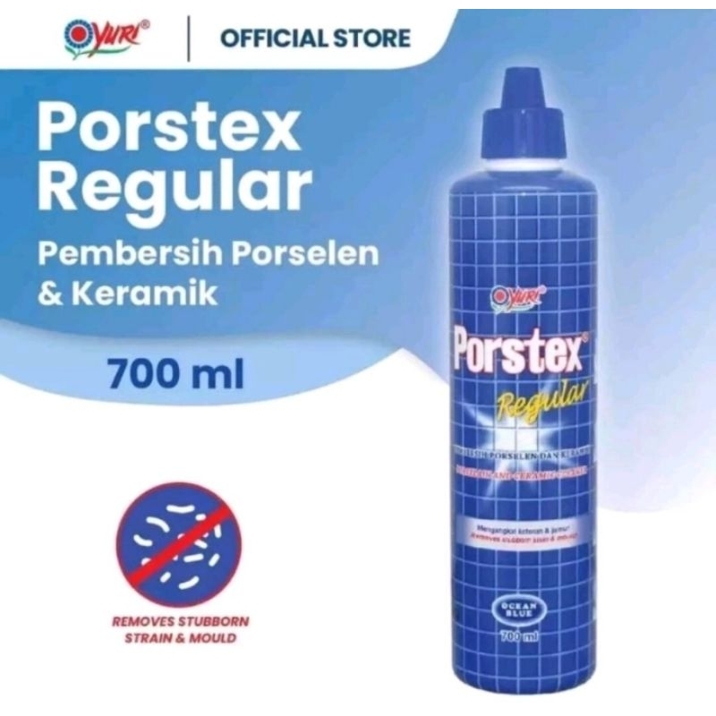 Jual Yuri Porstex Pembersih Porcelen 700ml Botol Biru | Shopee Indonesia