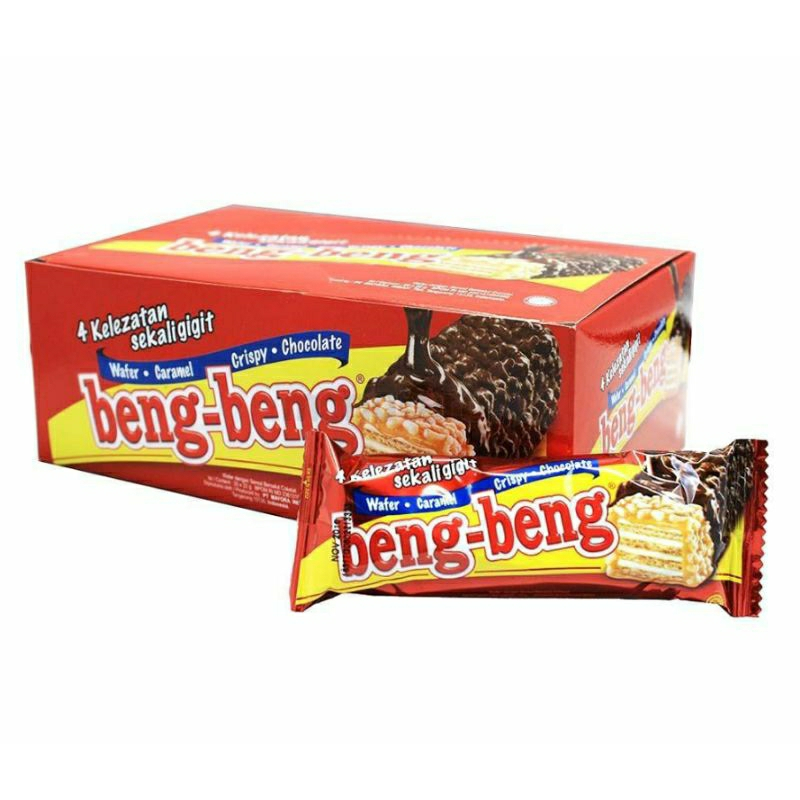Jual BENG-BENG WAFER CHOCOLATE 25 G (1 BOX ISI 17 PCS) | Shopee Indonesia