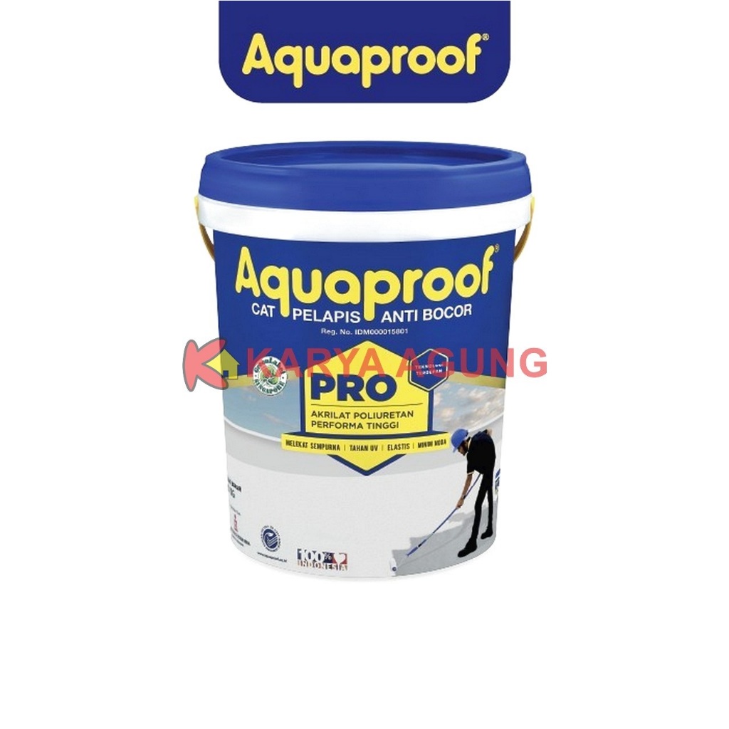 Jual AQUAPROOF PRO 20 KG Cat Pelapis Anti Bocor Atap Genteng Dak Beton ...