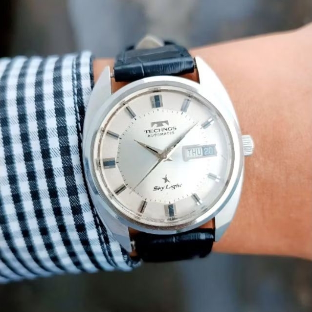 Jual Jam Tangan Technos Skylight Automatic Swiss Made | Shopee Indonesia