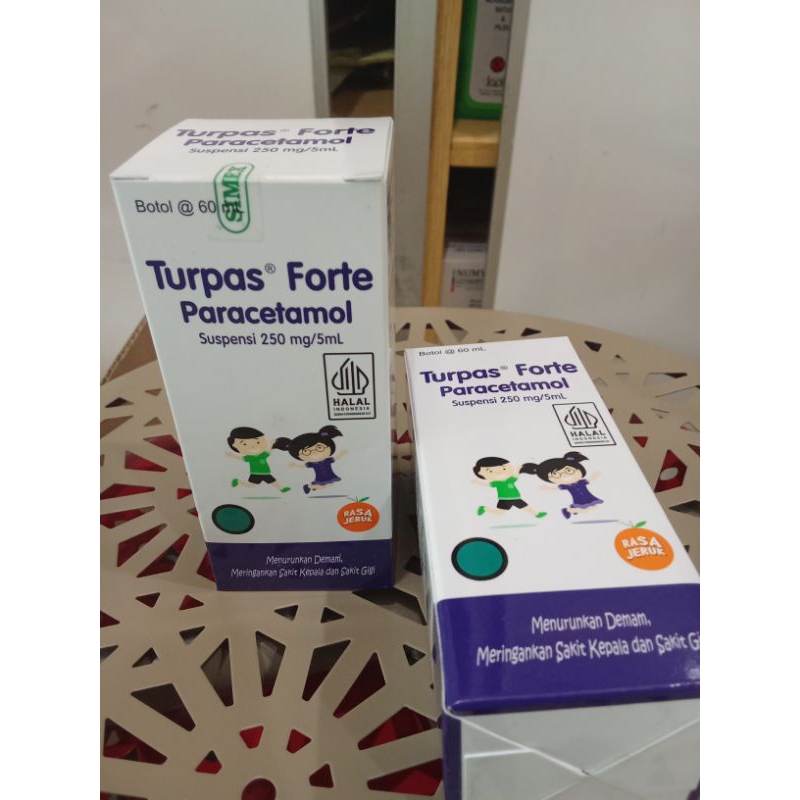 Jual Turpas Forte Paracetamol Suspensi 250mg/5ml rasa jeruk@60ml ...