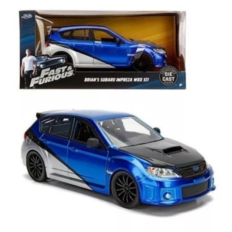 Jual Jada 1/24 Diecast Subaru WRX STi Brian Fast Furious NEW segel BNIB | Shopee Indonesia