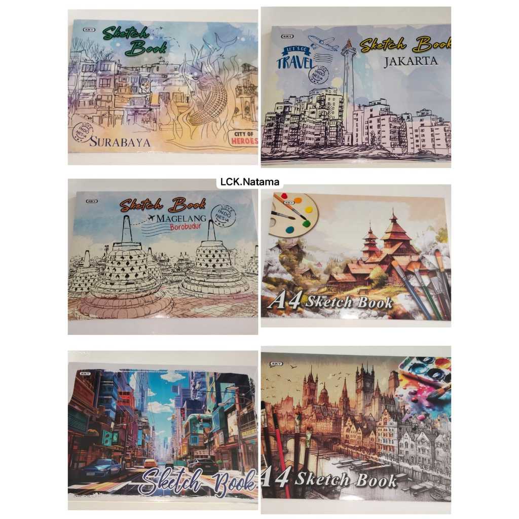 Jual KIKY A4 BUKU SKETSA / SKETCH BOOK isi 50 LEMBAR | Shopee Indonesia