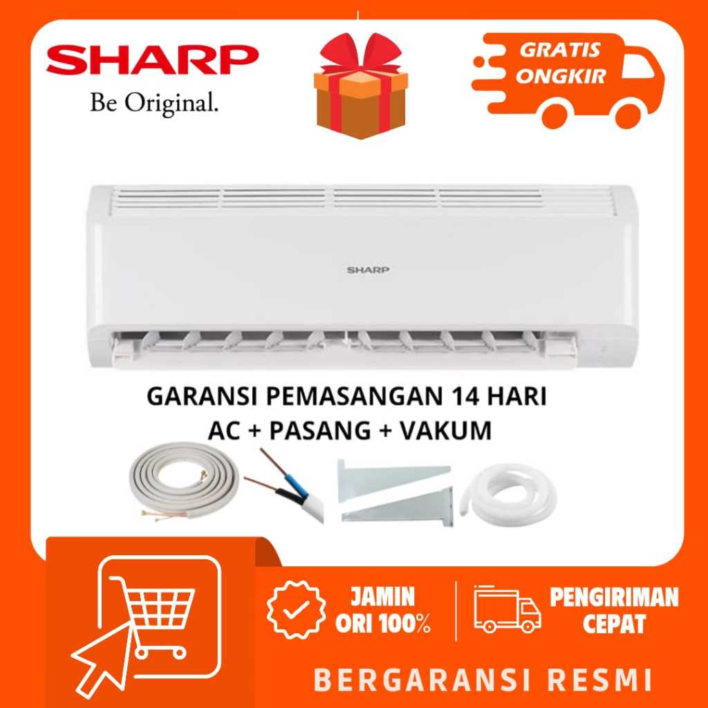 Jual SHARP AC AU/AH X13BEY 1.5 PK Inverter + Pasang / AU-X13BEY 1.5 PK ...