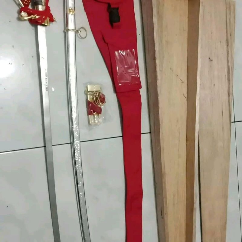 Jual Pedang PORA Pedang Upacara sarung merah khusus TNI POLRI bisa ...