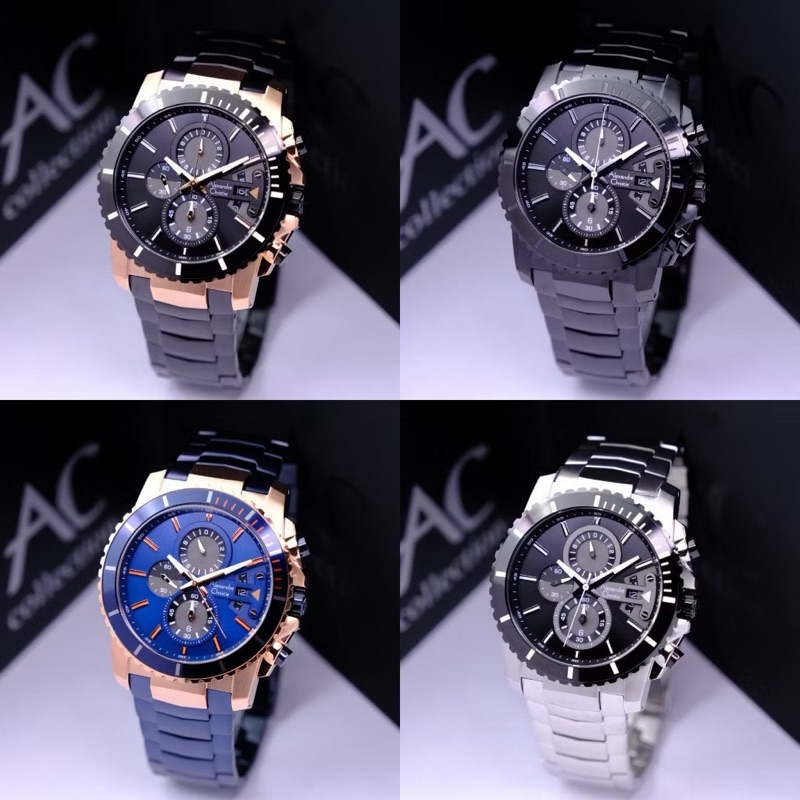 Jual ALEXANDRE CHRISTIE AC 6455 JAM PRIA ORIGINAL BERGARANSI RESMI ...