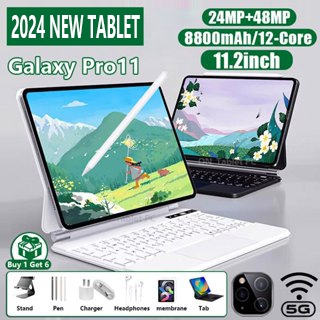 Jual 2024 Asli Baru PRO11 Tablet 12GB+512GB Tablet Pembelajaran Online ...