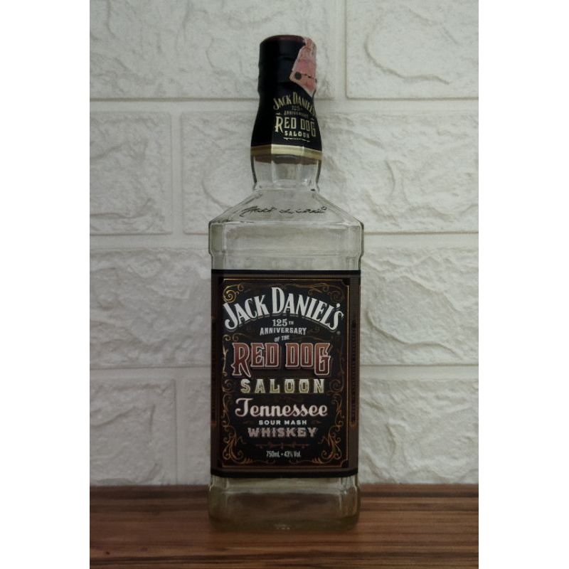 Jual Botol Kosong Jack Daniels Red Dog Saloon 750ml | Shopee Indonesia