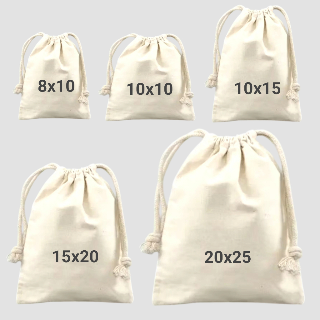 Jual Pouch Serut Blacu Polos Putih Tebal | Shopee Indonesia