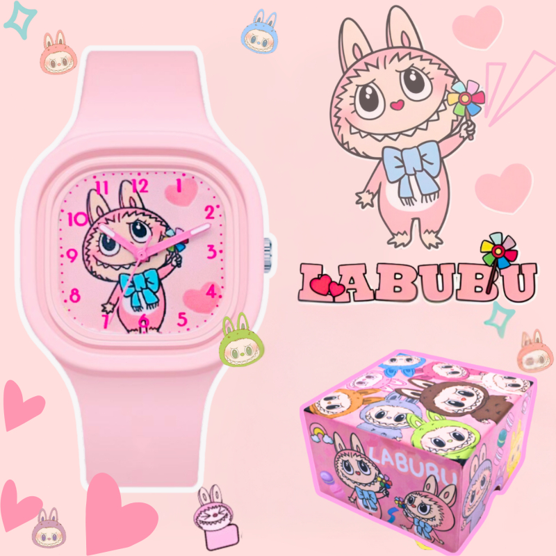 Jual Jam tangan analog Labubu untuk siswa Jam tangan digital untuk ...