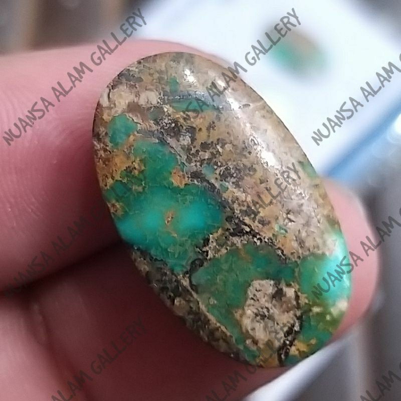 Jual Batu Permata Pirus Persia Emas Dwi Warna Full Daging Natural ...