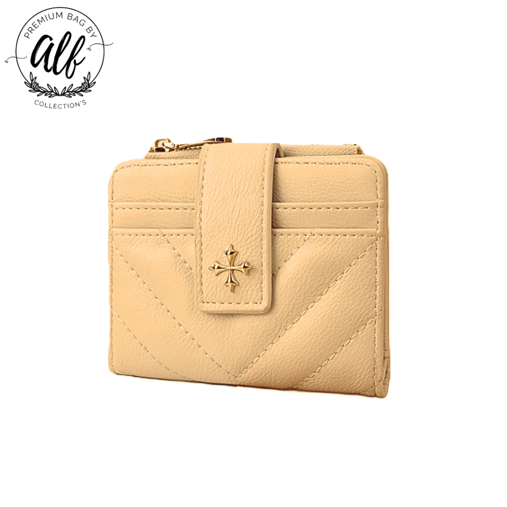 Jual Aurora Premium Wallet Dompet Wanita Lipat Pendek Bahan PU Leather ...