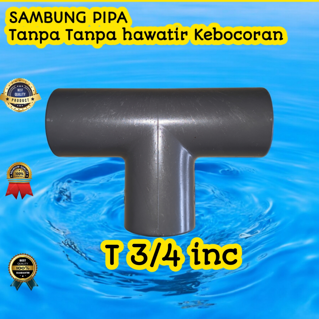 Jual Sambungan T Pipa PVC peralon 3/4 inci | Shopee Indonesia