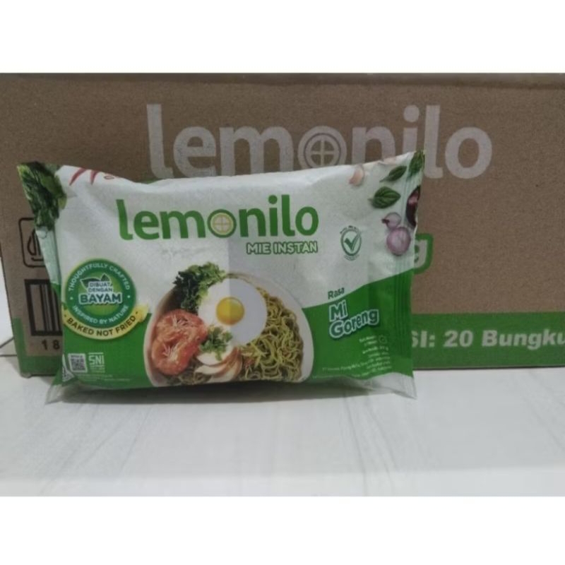 Jual Lemonilo Mie Goreng Isi 20 Bungkus 65gr | Shopee Indonesia