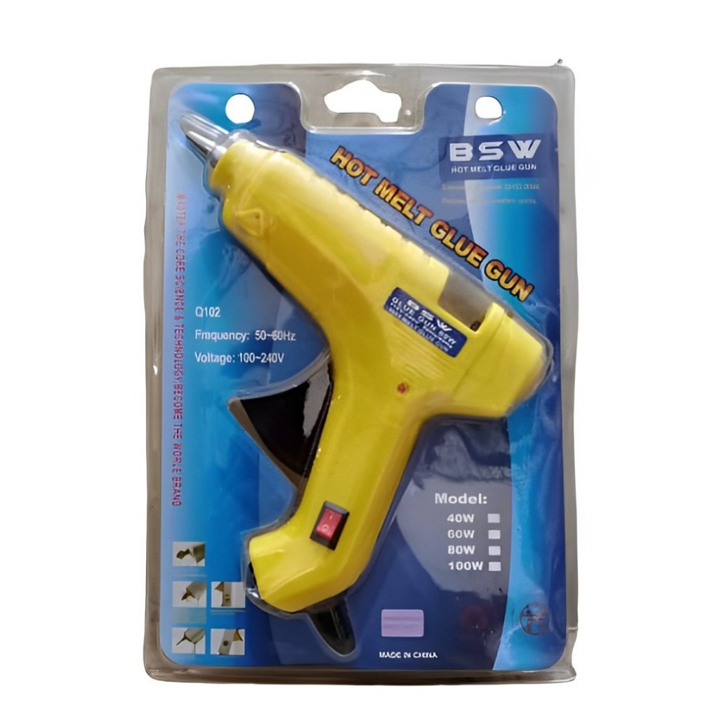 Jual Pistol Lem Tembak Saklar ON/OFF Besar BSW / Hot Melt Glue Gun ...