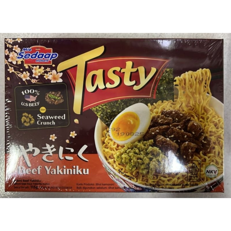 Jual Mie Sedap tasty 115g beef yakiniku | chicken teriyaki | Bakmi ayam ...